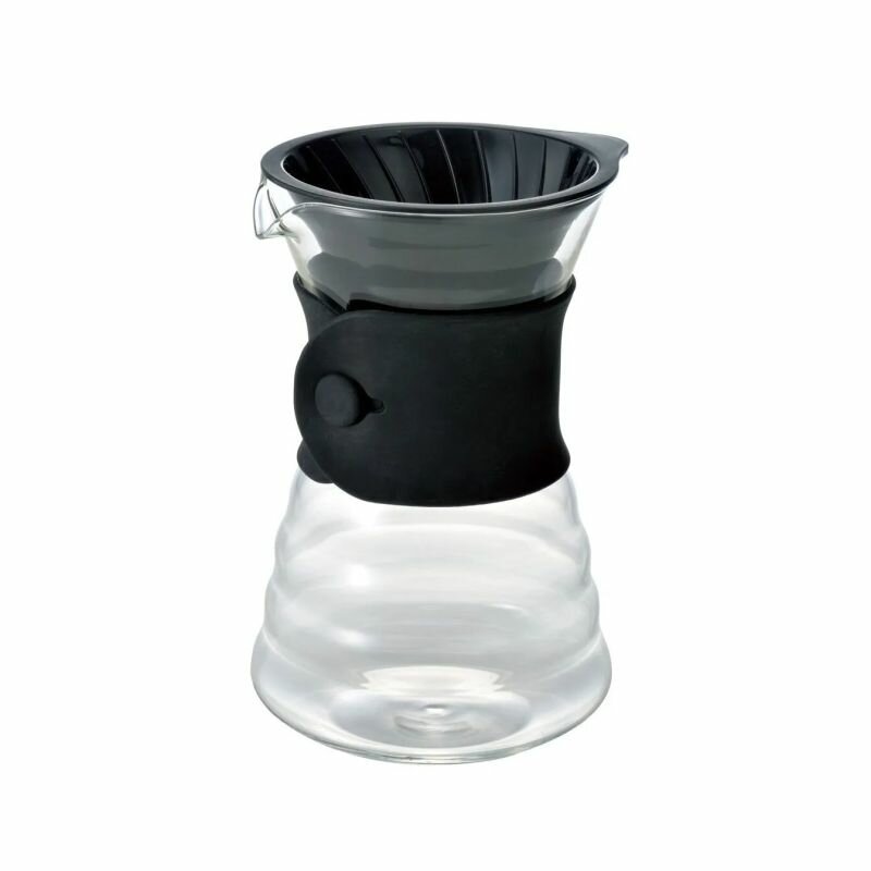 Кофеварка (декантер) HARIO V60 700мл c воронкой (пуровер) размер 02 для заваривания кофе, 40 фильтров 1