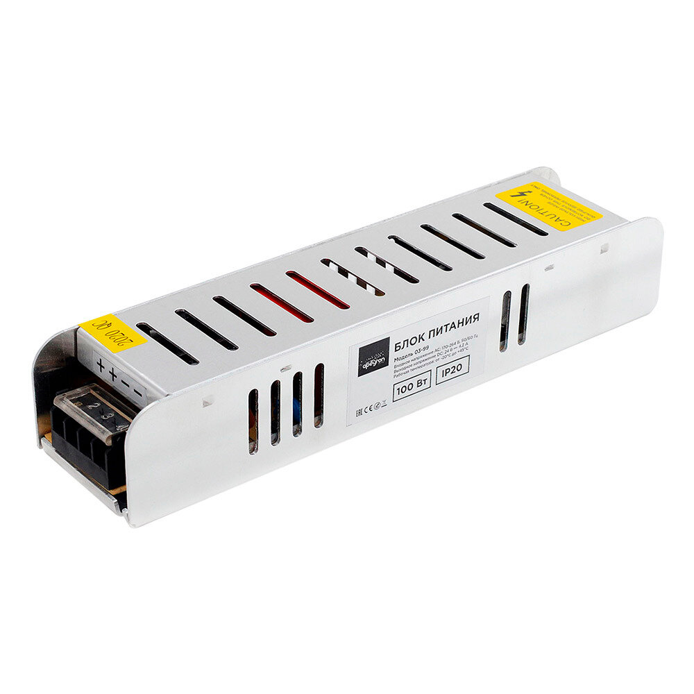 Блок питания для светодиодной ленты 220 В 100 Вт IP20 Apeyron 03-99