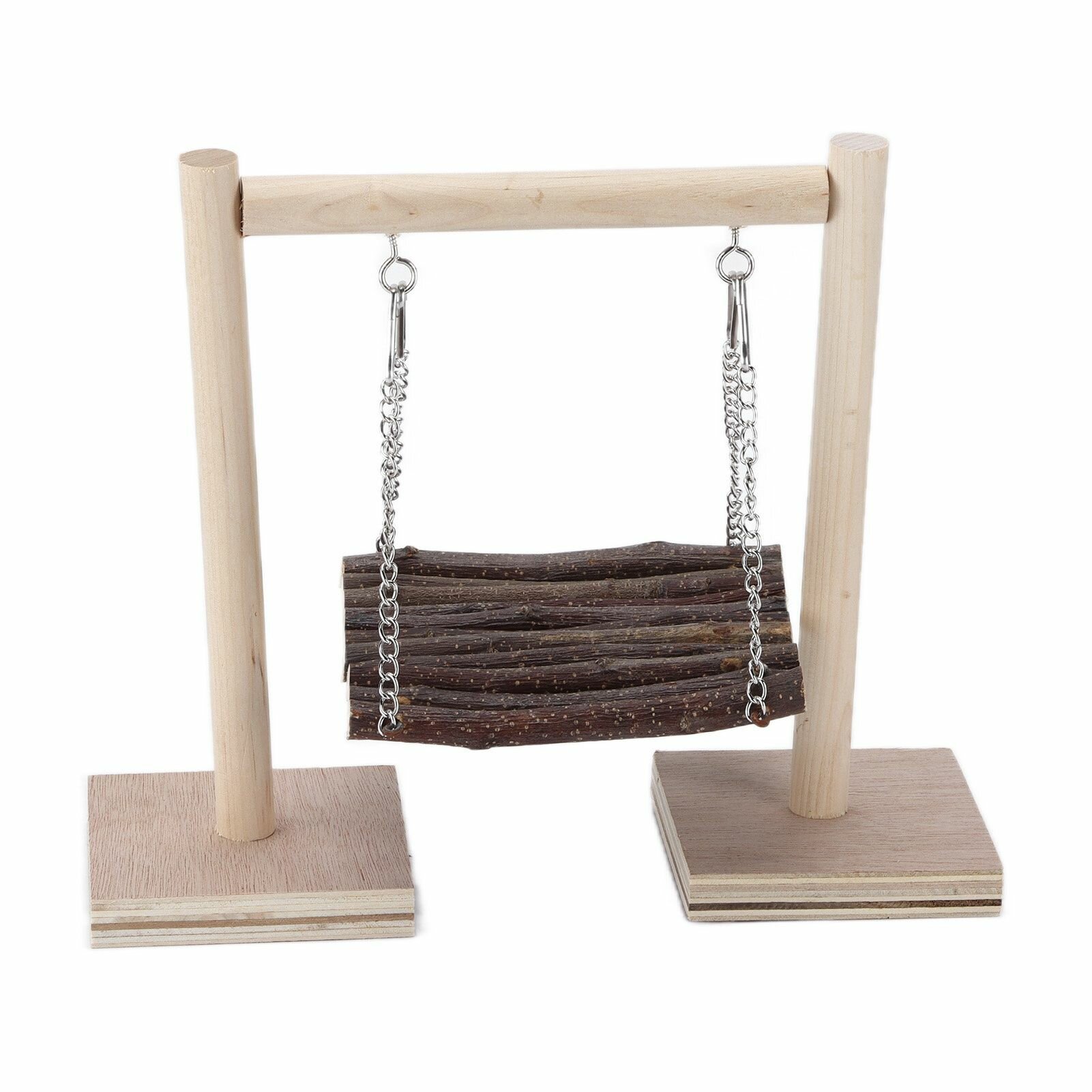 Качели для хомяков Регулируемые деревянные качели с подвесной цепью для мелких животных хомяка Золотого медведя