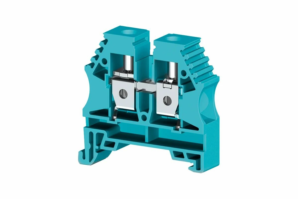 Клеммник на DIN-рейку Klemsan 10мм. кв, синий; AVK10RP 50 шт. 0.0.0.3.304151RP