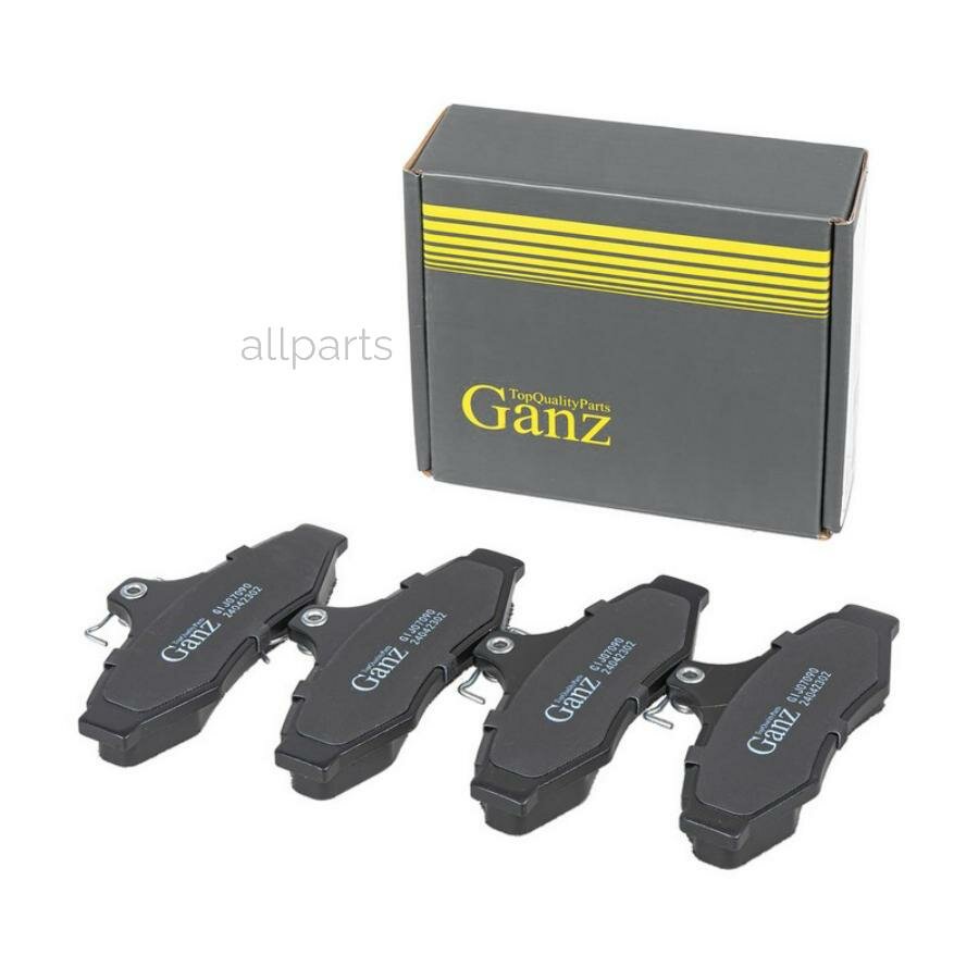 GANZ GIJ07090 Колодки тормозные задние для DAEWOO: LEGANZA 97-, NUBIRA 97-, NUBIRA Wagon GANZ GIJ07090