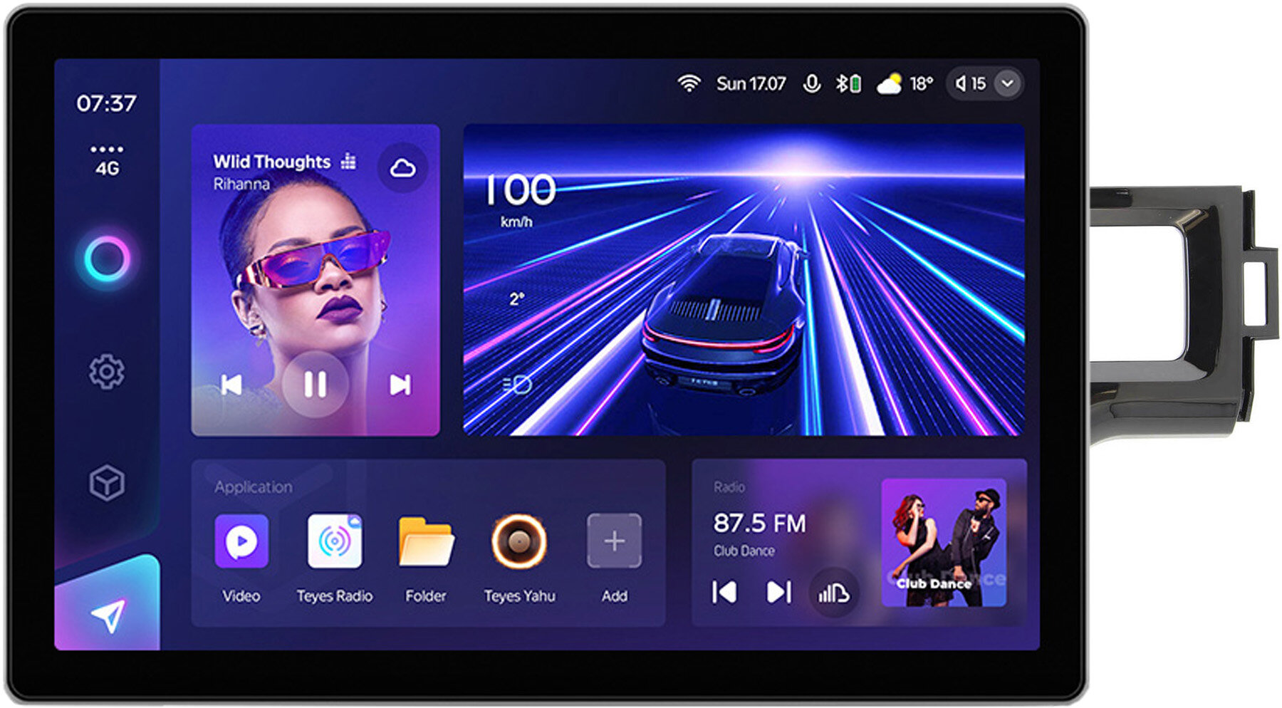 Штатная магнитола Honda Stepwgn 5 2015-2022 Teyes CC3 2K 4/32-1099 13 дюймов на Android 10 (4G-SIM, DSP, QLed)
