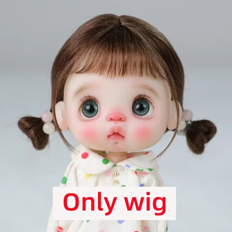 Мохеровый парик для кукол Ob11 1/12bjd Only wig-K