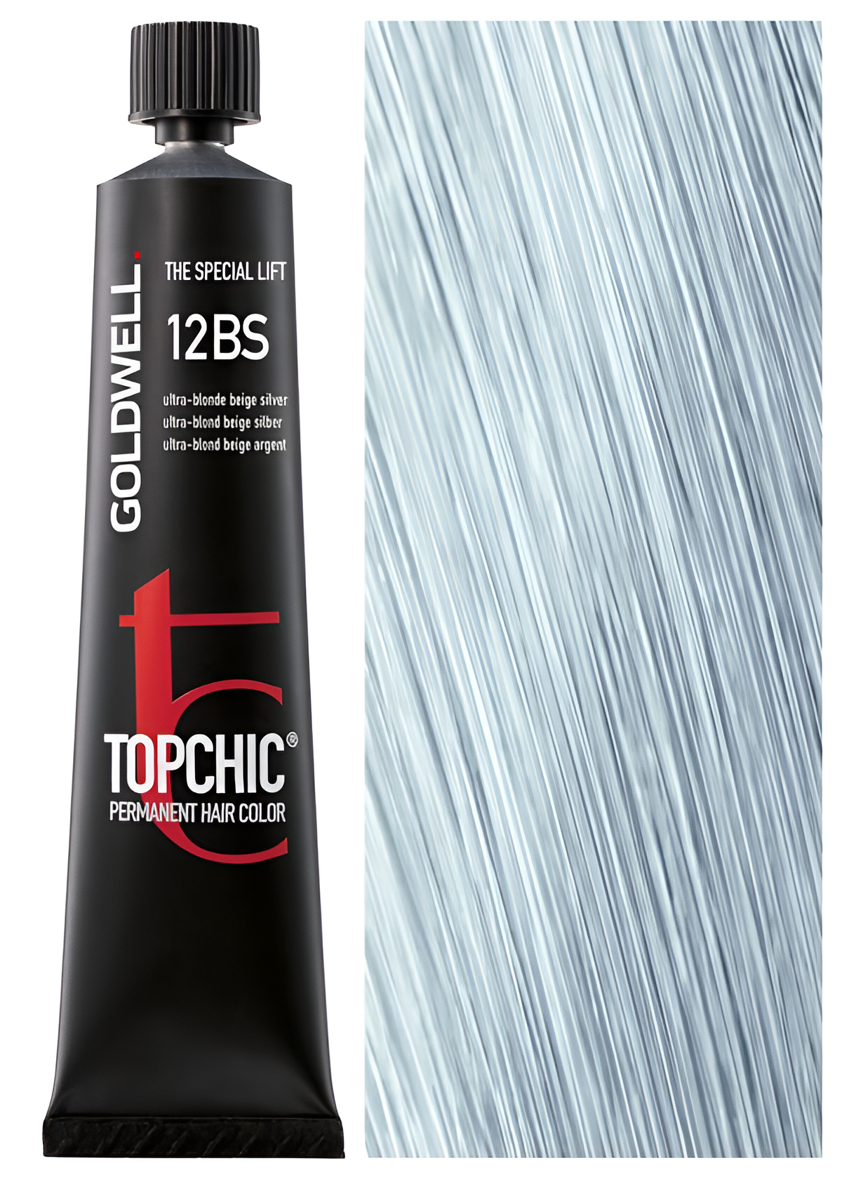 Goldwell Topchic - стойкая крем краска 12BS серебристо-бежевый блондин 60 мл