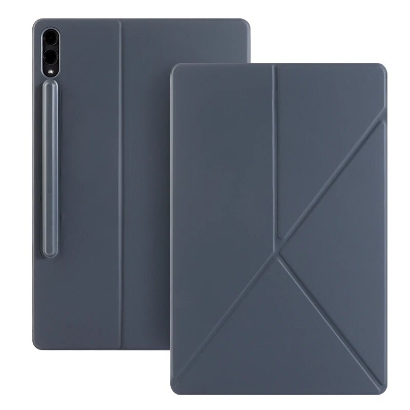 Чехол AnFeiNuoX для Samsung Galaxy Tab S10/S9 FE Plus Серый, Tab S10 Plus 12.4, Gray
