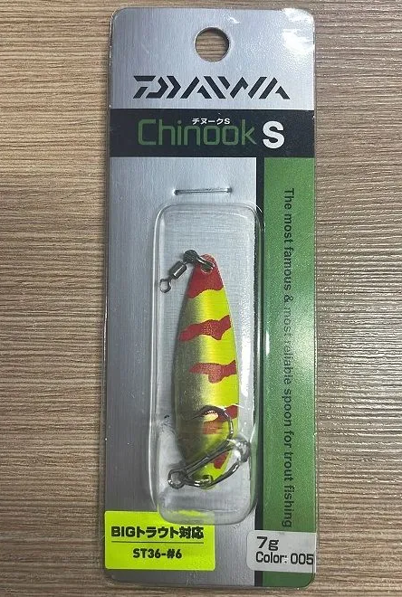 Блесна Daiwa Chinook S 7 г, цвет 005, блесна отлично работает по хищнику
