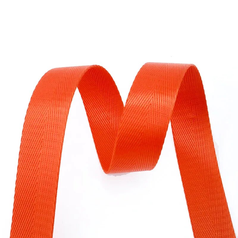 Meetee Нейлоновая тесьма 2 метра 20-50 мм Оранжевый, FluorescentOrange, 20mm