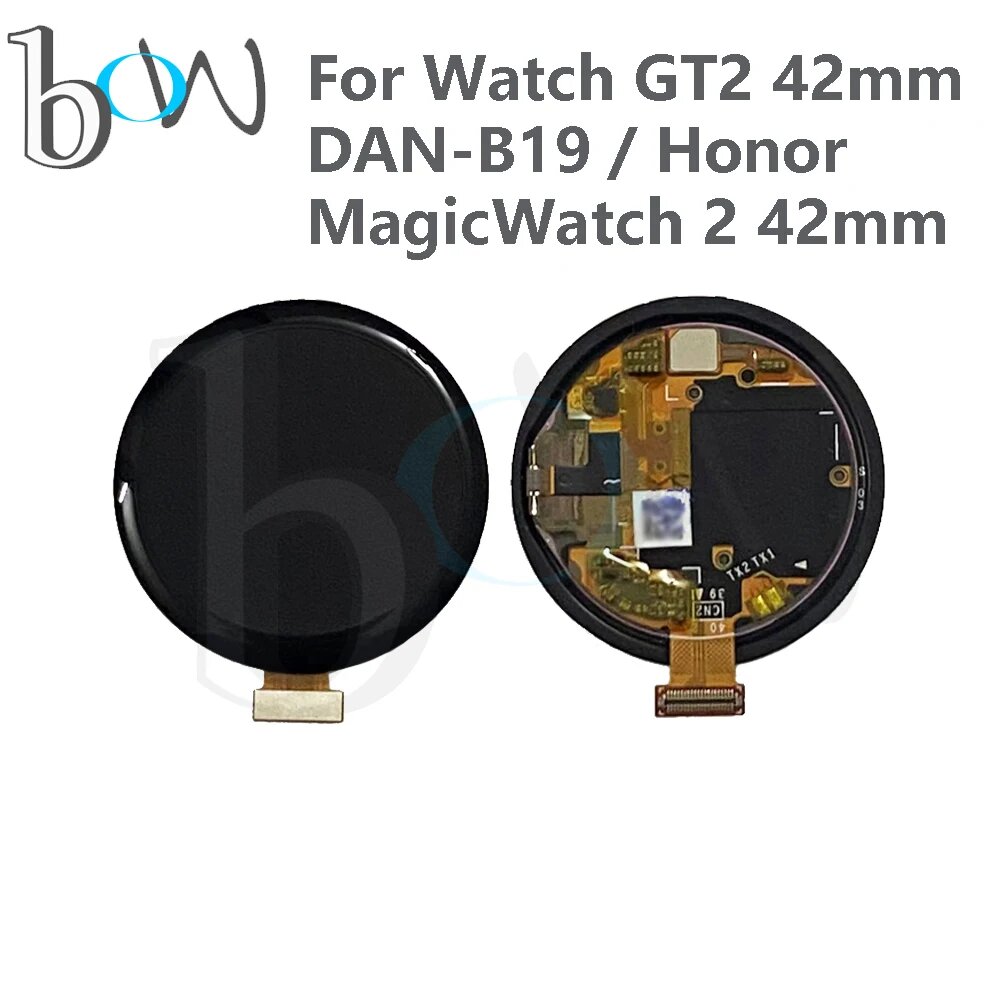 Для Huawei Watch GT2 42 мм DAN-B19 ЖК-дисплей, дигитайзер сенсорного экрана, стеклянная панель, сенсор в сборе для Honor MagicWatch 2 42 мм