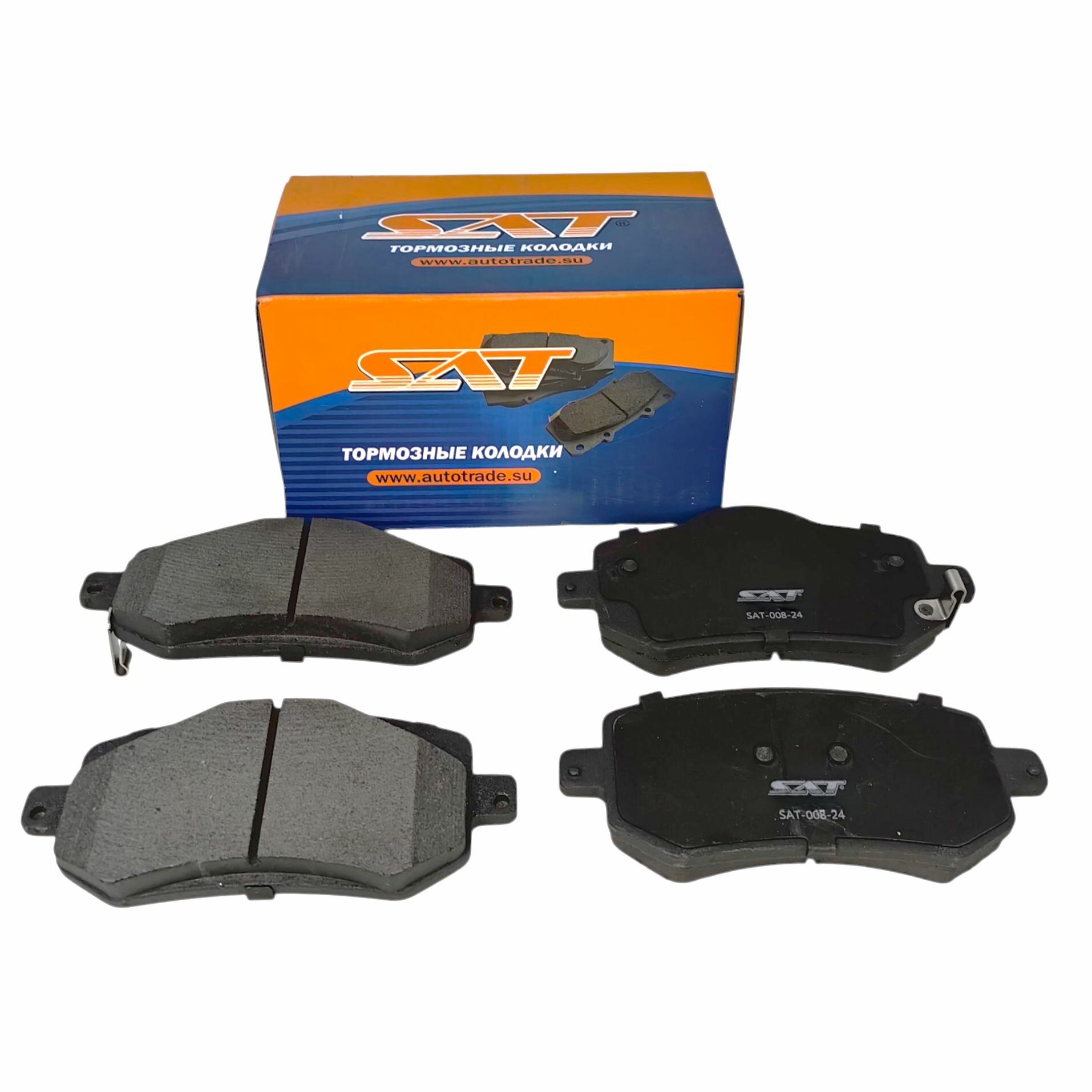 Колодки передние (комплект 4 шт.) Чери Арризо 8/Джили Эмгранд 21- (Chery Arrizo 8/Geely Emgrand) SAT 4048090200 M1E3501080