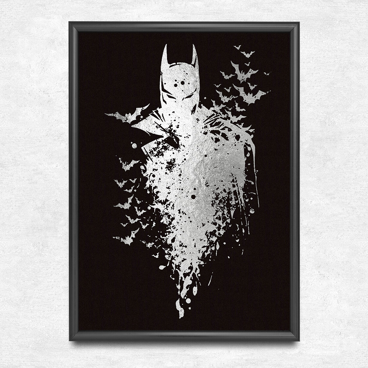 Постер на стену Бэтмен / плакат интерьерный Batman. Бетмен. Темный рыцарь. Супергерой