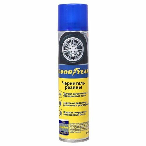 Чернитель резины Goodyear, аэрозоль, 400 мл Goodyear GY000700