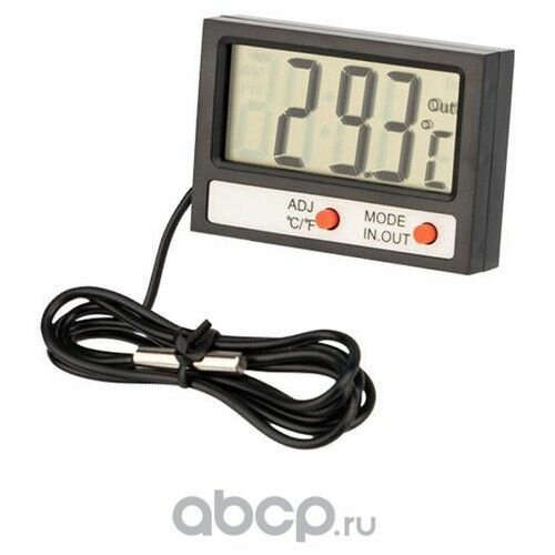 Термометр REXANT комнатно-уличный с часами REXANT 700505