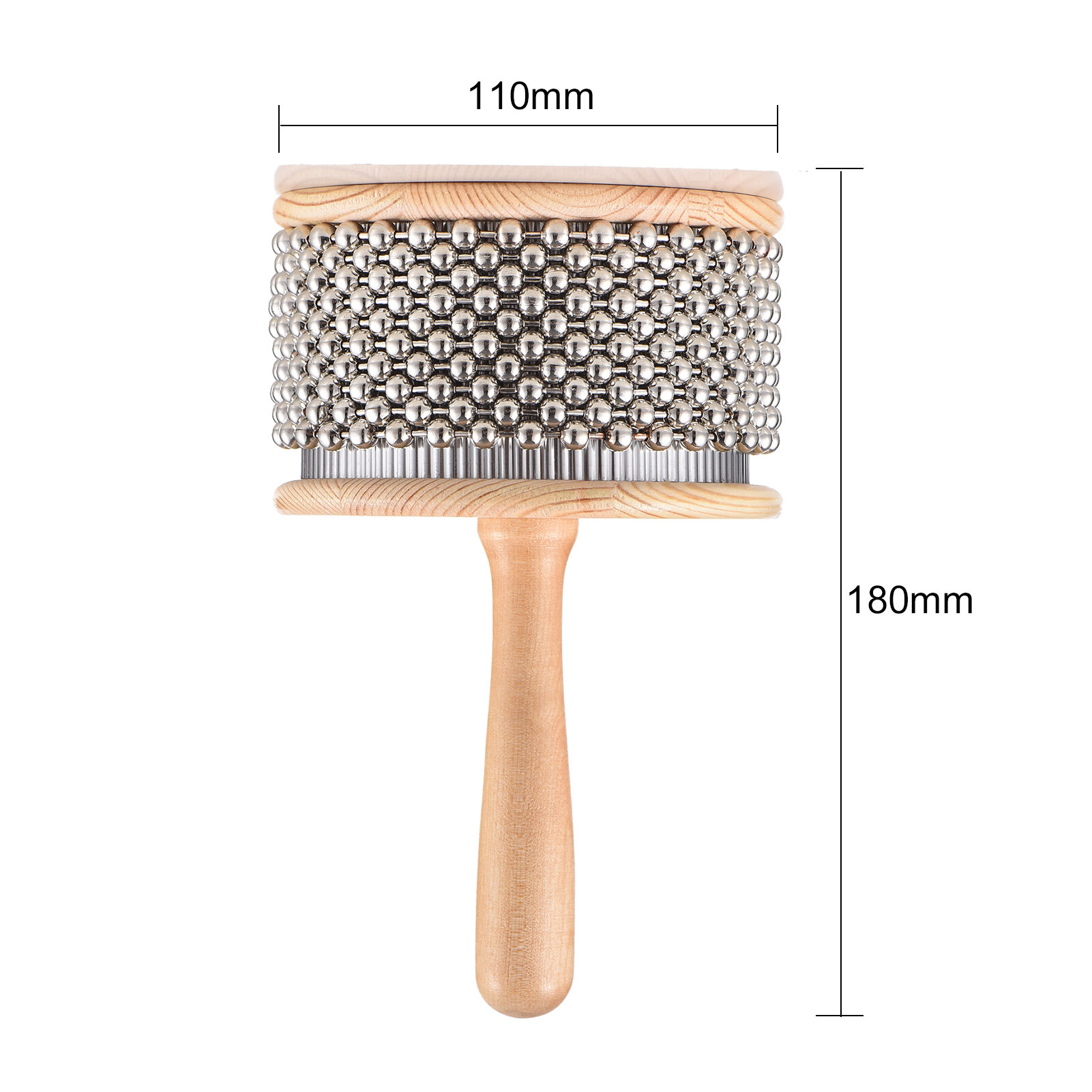 Инструмент Cabasa Orff из соснового дерева, деревянный ударный инструмент ручной работы для музыкального образования и практики, естественный звуковой резонанс