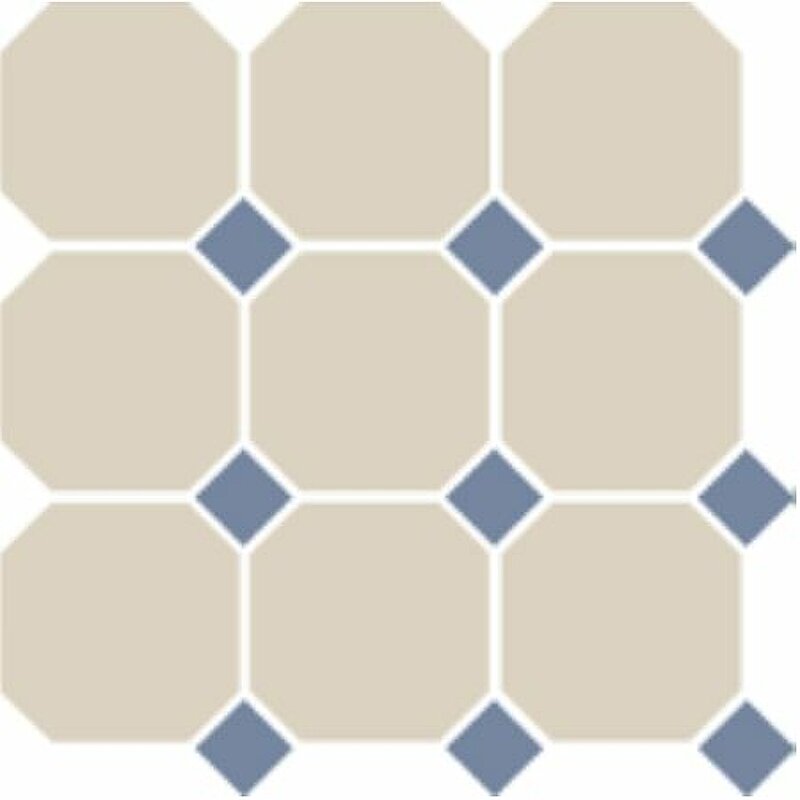 Керамогранит Top Cer Octagon White/Blue Cobait Dots OCT16 DOT11 30x30 см