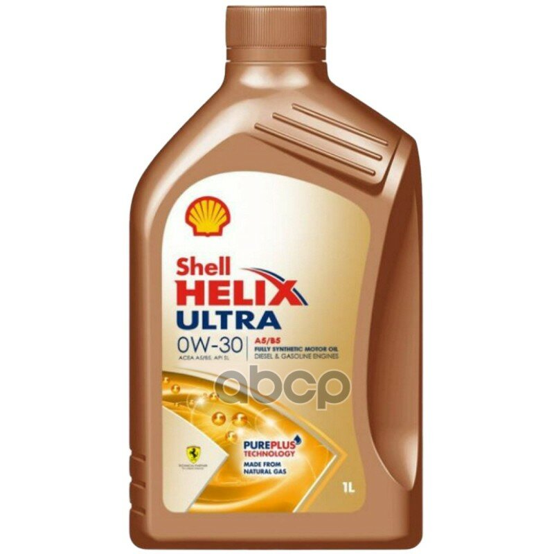 Shell Масло моторное синтетическое 1л - 0W30 API SL, ACE