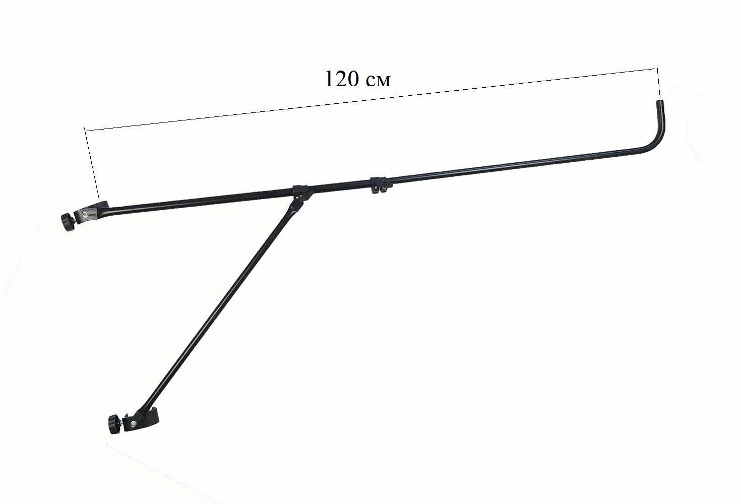 Фидер-арм Поиск-Фото FA2-70125, телескопический, черный, 120см