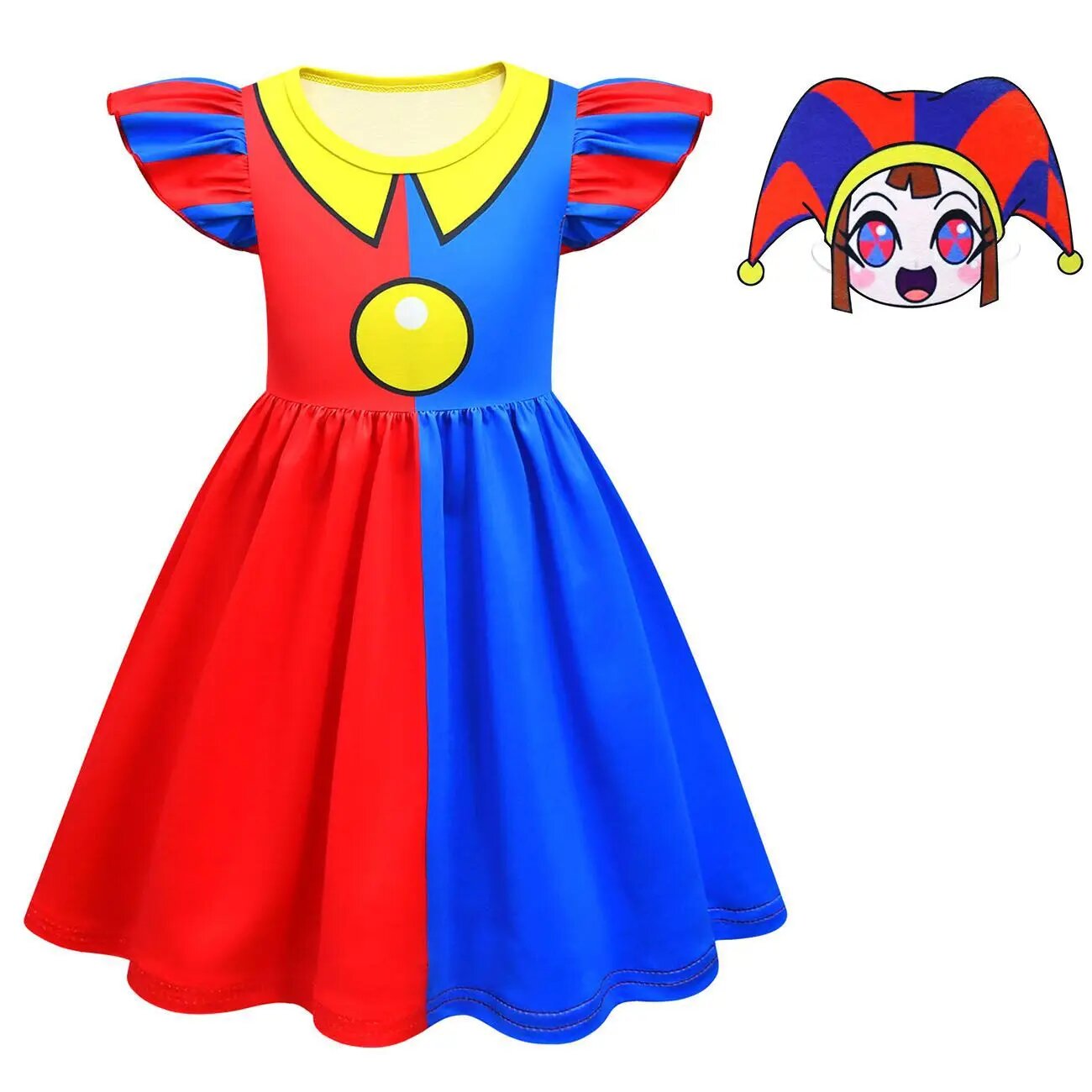 Детский костюм клоуна, размер 130, цвет 81736dress mask