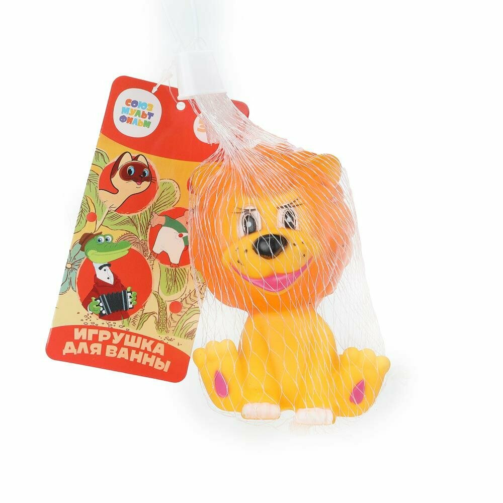 Игрушка пластизоль для ванны Союзмультфильм львёнок Играем Вместе YF-10R-LK