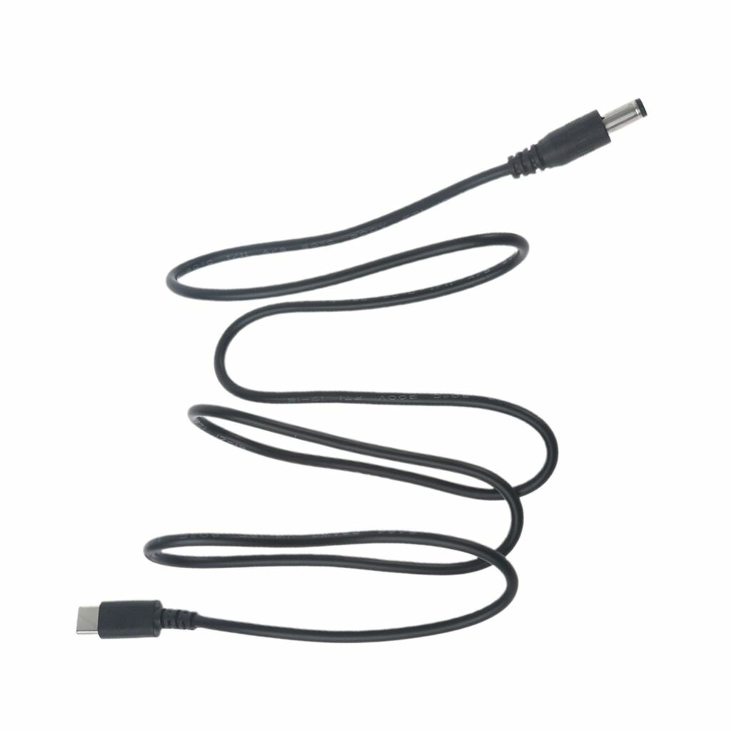 USB C к DC5.5x2.1mm Кабель питания Поддержка 5V3A Мужской DC5521 Зарядный шнур для камер маршрутизаторов