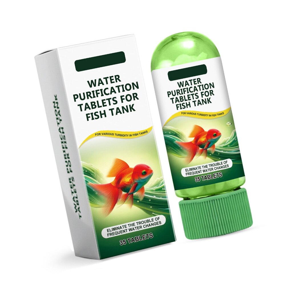 Таблетки для очистки воды в аквариумах Бактерицидная Стерилизация Лекарственные Таблетки для поддержания чистоты Аквариумов