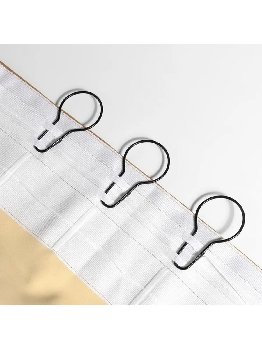 Набор прочных металлических крючков для штор