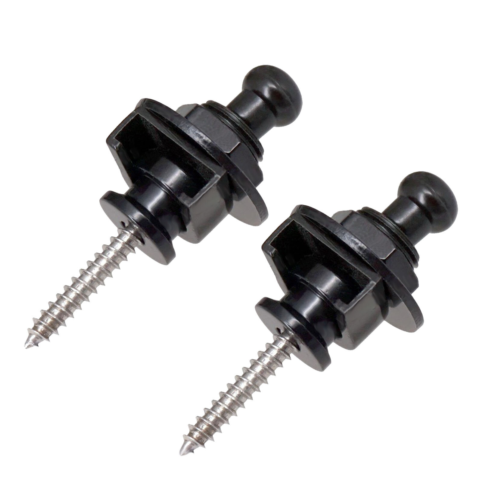 2 шт. Металлические круглые наконечники для крепления гитарного ремня, противоскользящие, комплект аксессуаров для гитарного инструмента.