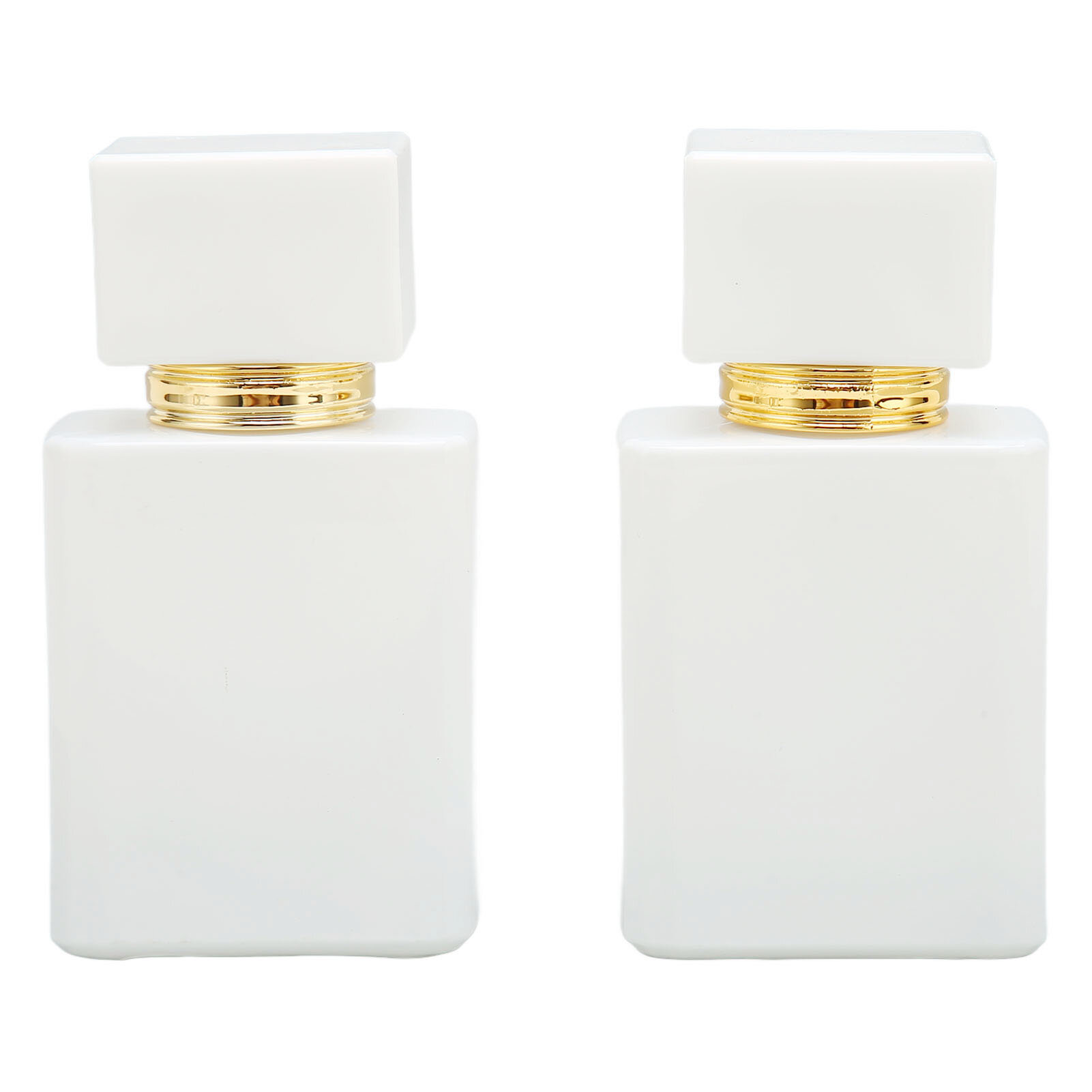 2pcs пустые стеклянные духи бутылки с большой емкостью