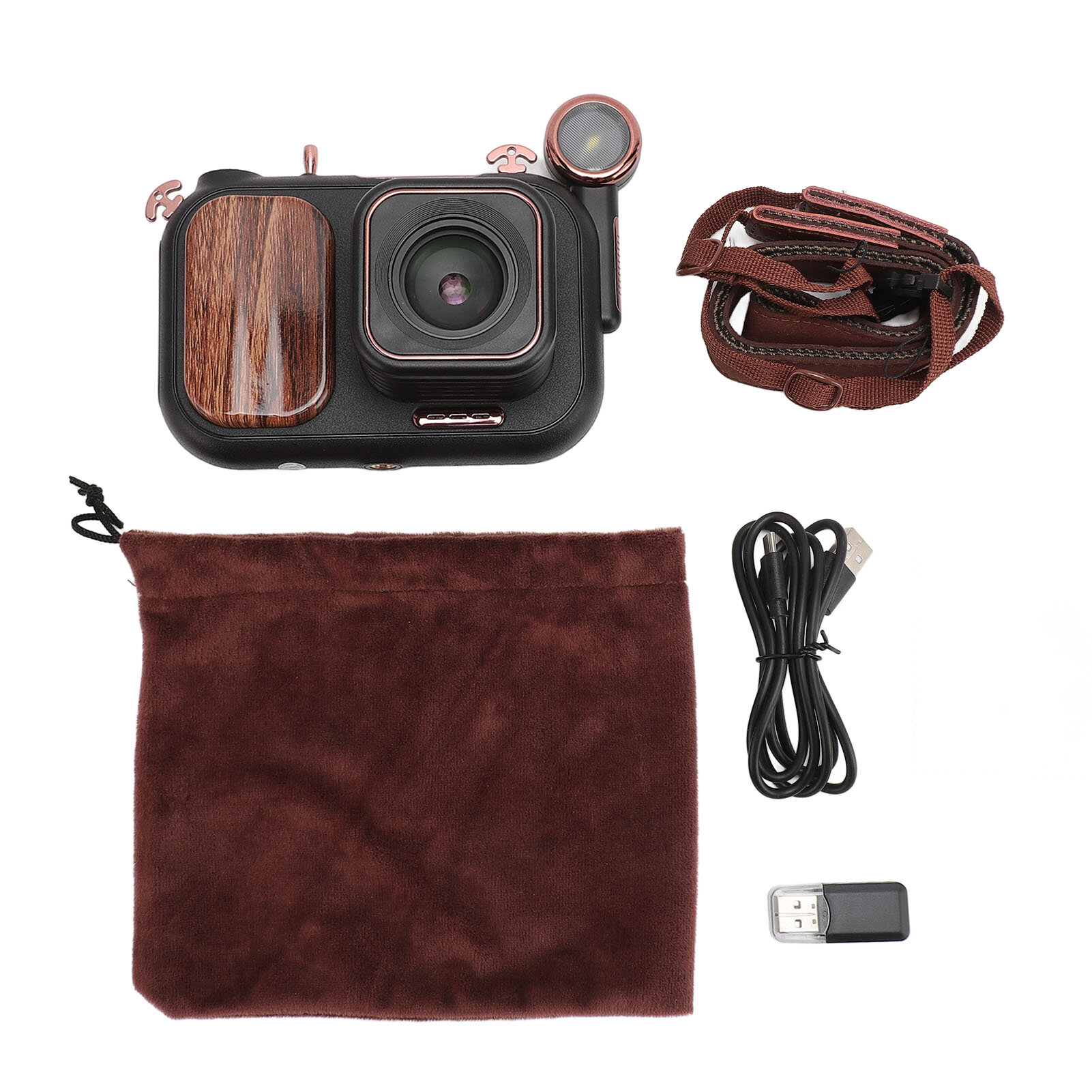 Цифровая фотокамера Wi-Fi в стиле ретро с ночным видением, разрешением 5K, 96 МП, 4 фильтрами для улучшения изображения, аккумулятором 2500 мАч, 3,5-дюймовым экраном и 50-кратным зумом для путешествий.