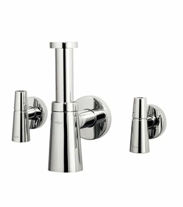 Сифон бутылочный Eleganta Set2 Viega 5788.2, арт. 490614, хромированный, 1 1/4" х 32 мм виега