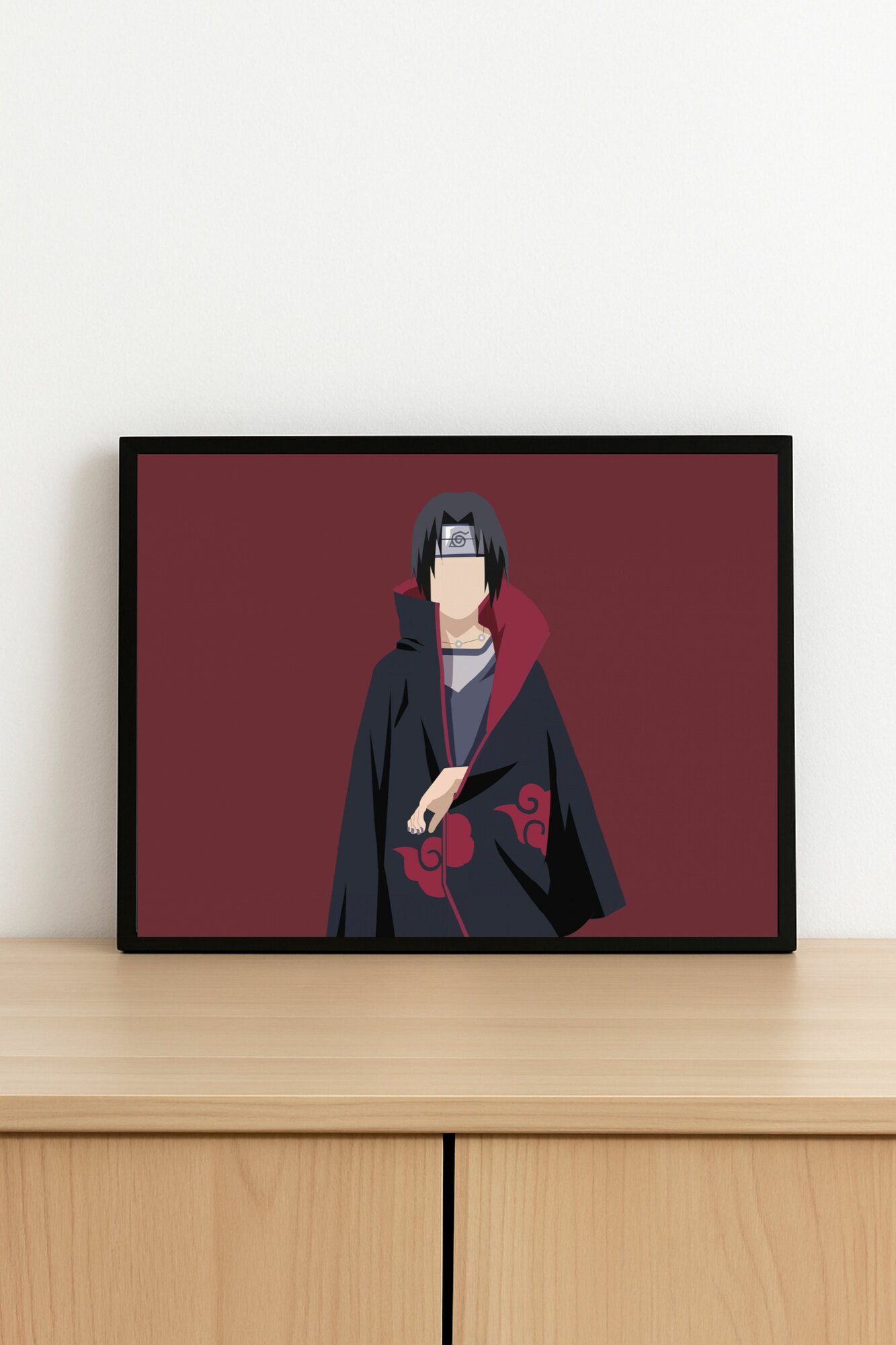 Постер Аниме Итачи в Стеклянной Рамке