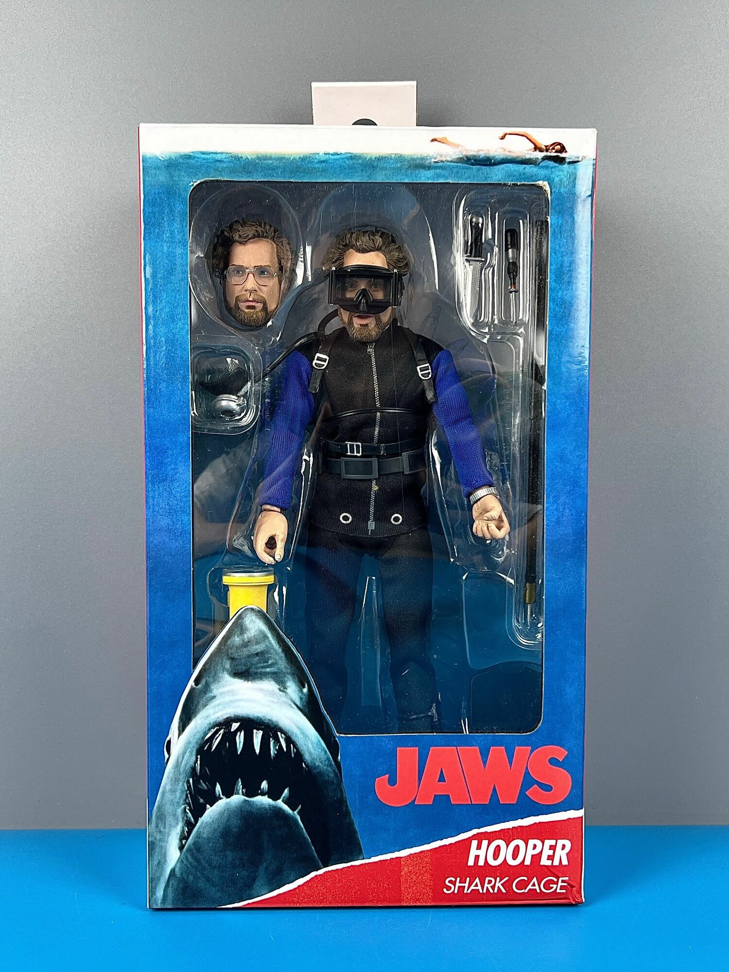 Фигурка Matt Hooper, Jaws, Shark Cage, Action Figure / Оригинал Neca, 21 см. / Мэтт Хупер, Челюсти, Фильм 1975 года