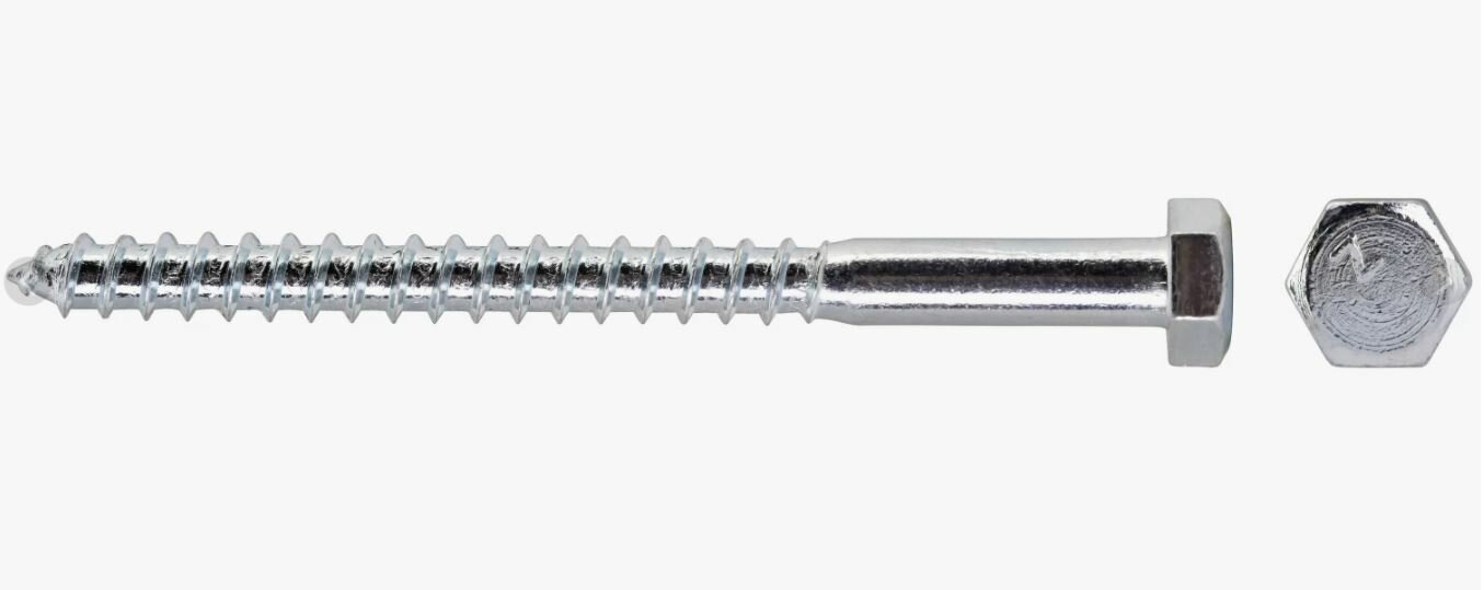 Саморез для крепления деревянных лаг "Глухарь" 8х160 мм, 25 шт