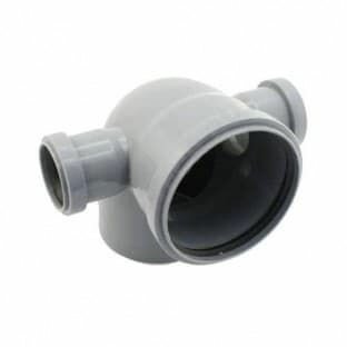 Патрубок двухплоскостной d 110*50*90 левый правый / Гидрпласт