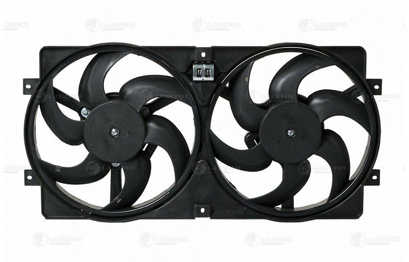 Luzar электровентилятор охлаждения с кожухом и резист. lfk0123