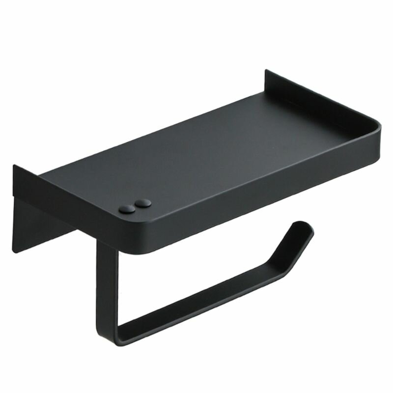 Держатель для мобильного телефона в ванной комнате, черный