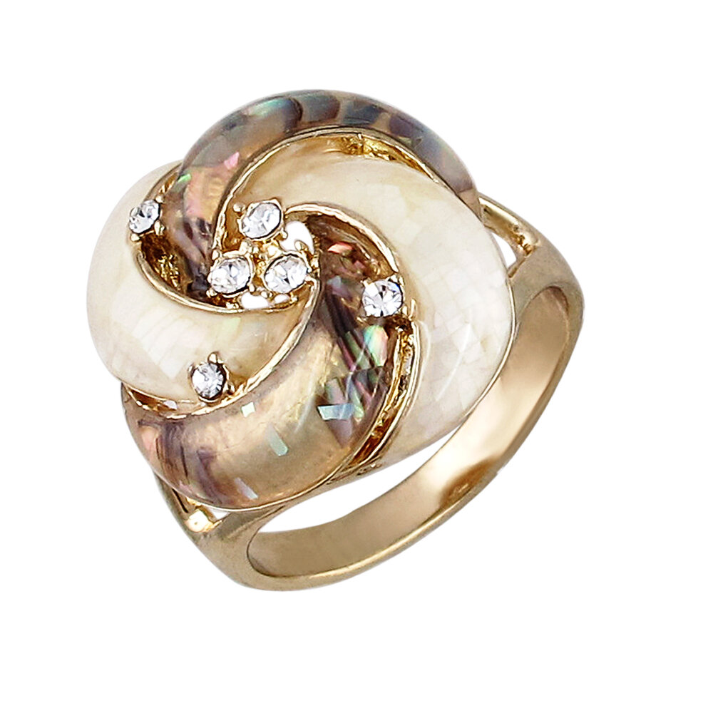 Кольцо, полимерная глина, циркон