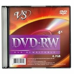 Vs Диск DVD - RW 4,7 GB 4x SL 5 DVDRWSL501 620816