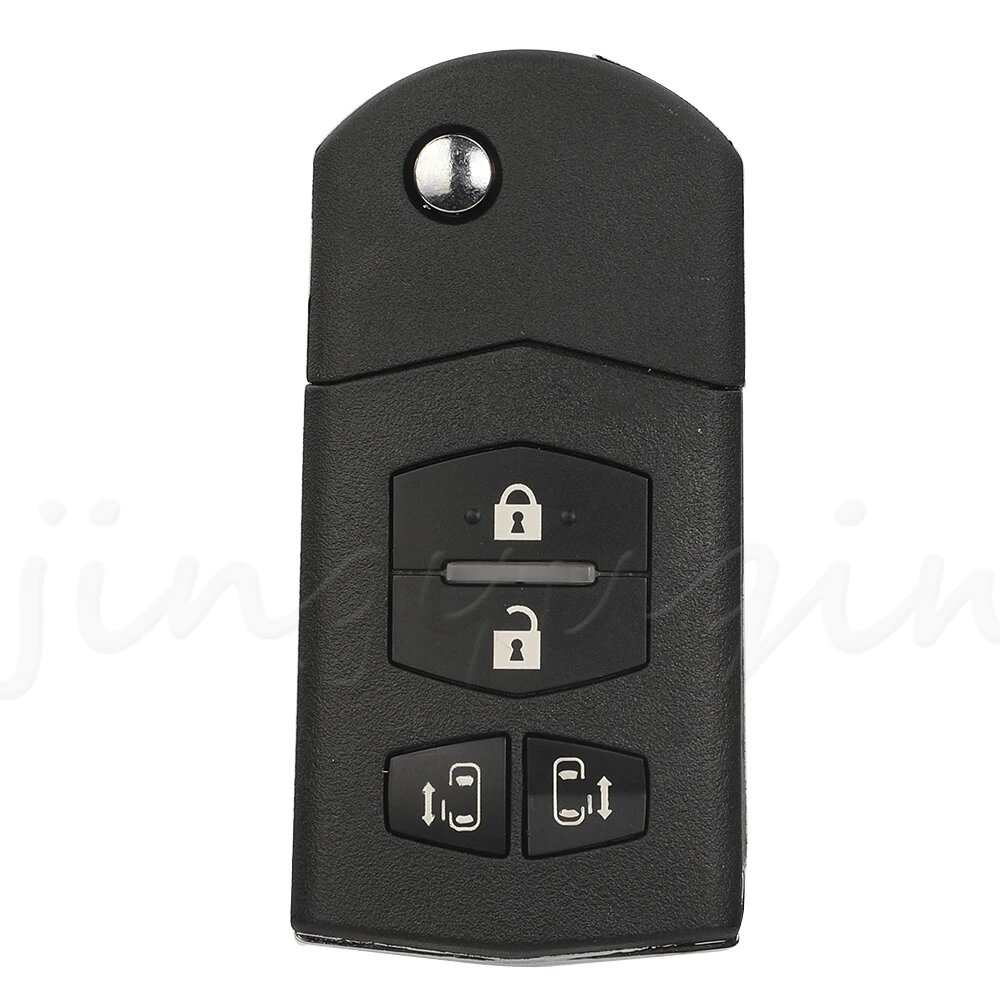 Jingyuqin 4-кнопочный Корпус Дистанционного Ключа От Машины Для Mazda 2 3 5 6 M5 M6 CX-5 B style