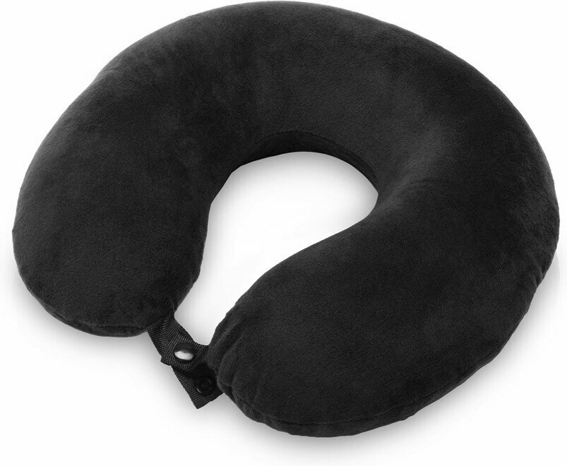 Подушка Basic из микрофибры с эффектом памяти U-shape, черный NEW