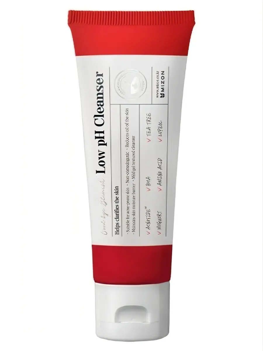 Очищающая пенка Mizon Good Bye Blemish Low pH Cleanser, для проблемной кожи с пептидами, 100 мл