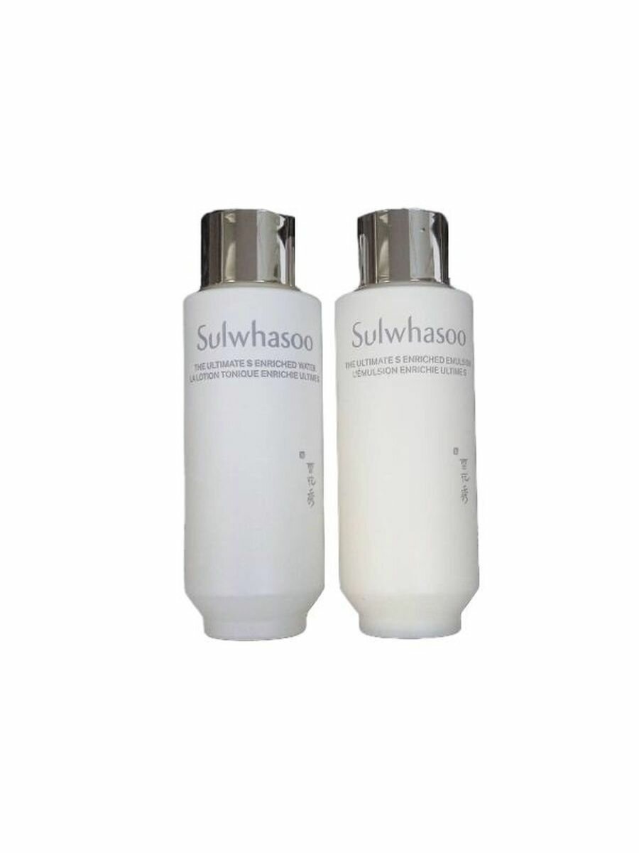 Тонер и Эмульсия омолаживающие восстанавливающие 25ml+25ml SULWHASOO The Ultimate S Enriched Water & Emulsion