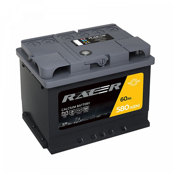 Аккумулятор автомобильный RACER GT 60.0 Ah 610 A ПП (242x175x190) L2 242x175x190