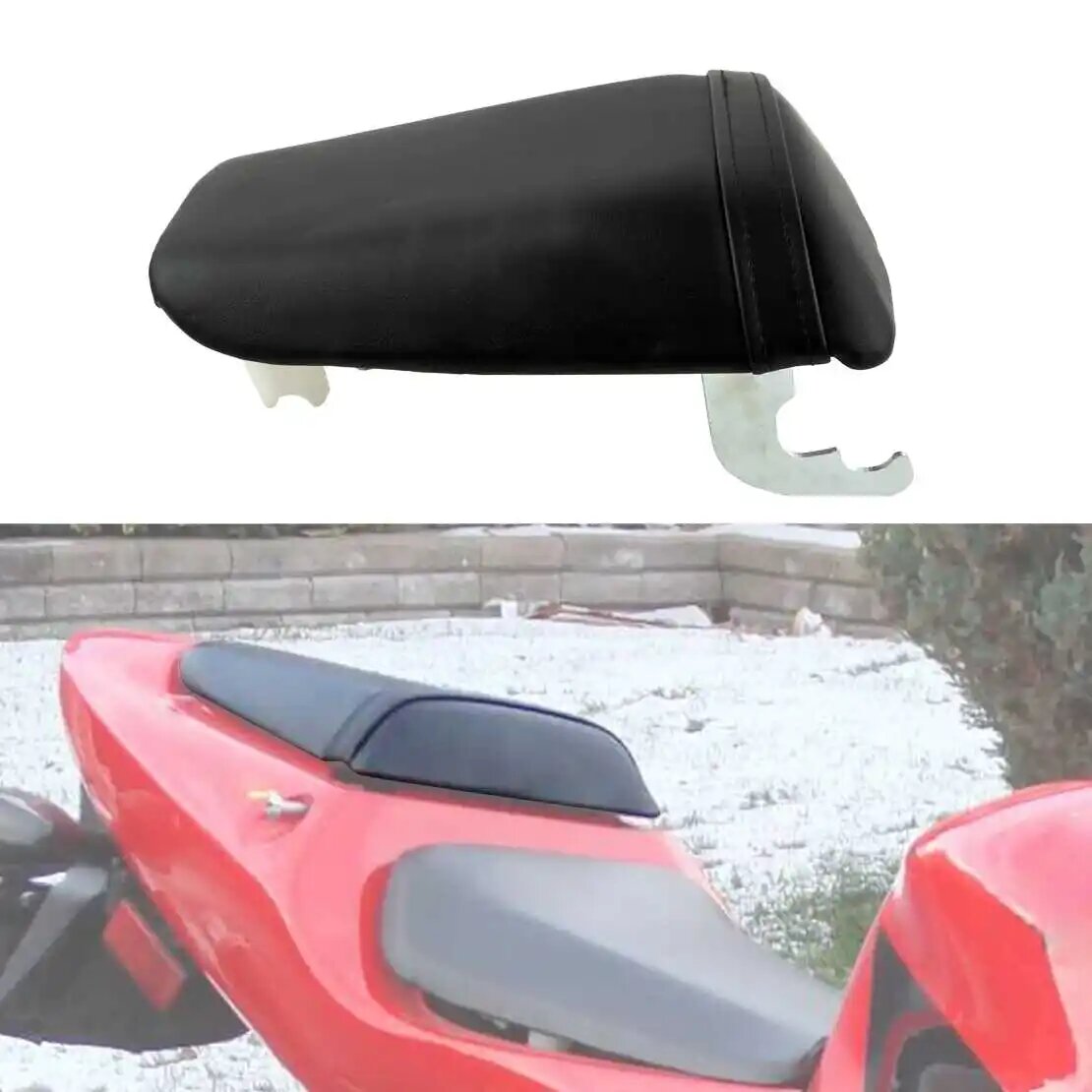 77300-MBW-A20ZB 77300-MBW-A20ZC Сиденье заднего пассажирского сиденья, подходит для Honda CBR600F4i CBR600FR CBR600FS 2001 2002