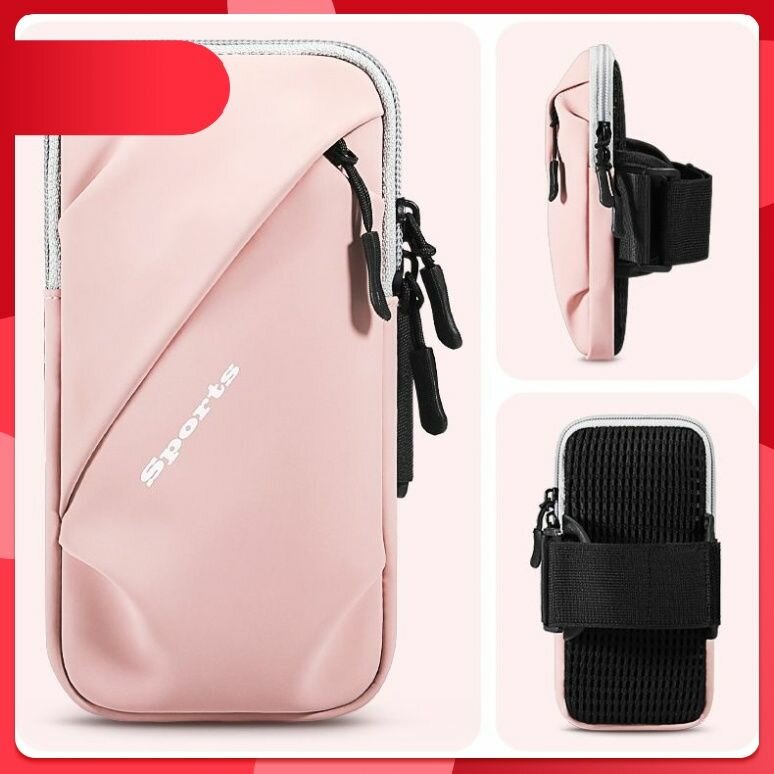 Сумка чехол для бега, спорта, прогулок на руку / Спортивный чехол для телефона и мелочей, смартфона и документов