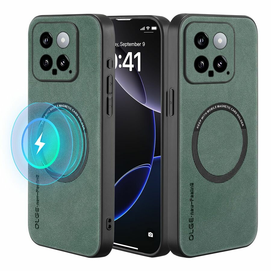 Чехол-Case MagSafe чехол для Xiaomi 14(Сяоми 14) Нескользящий и удобный