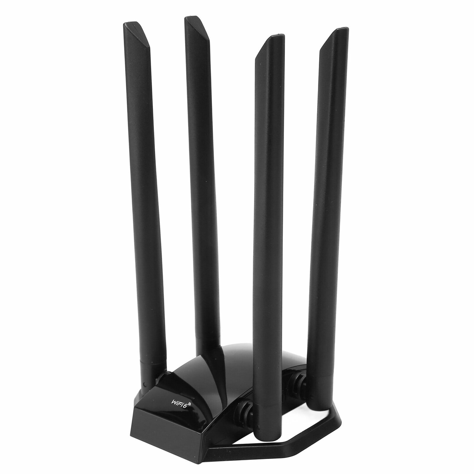 Usb3 . 0 wifi адаптер с 4 антеннами 2 . 4ггц 5ггц 1800мбит wpa3 wifi6 беспроводная сеть для настольного пк