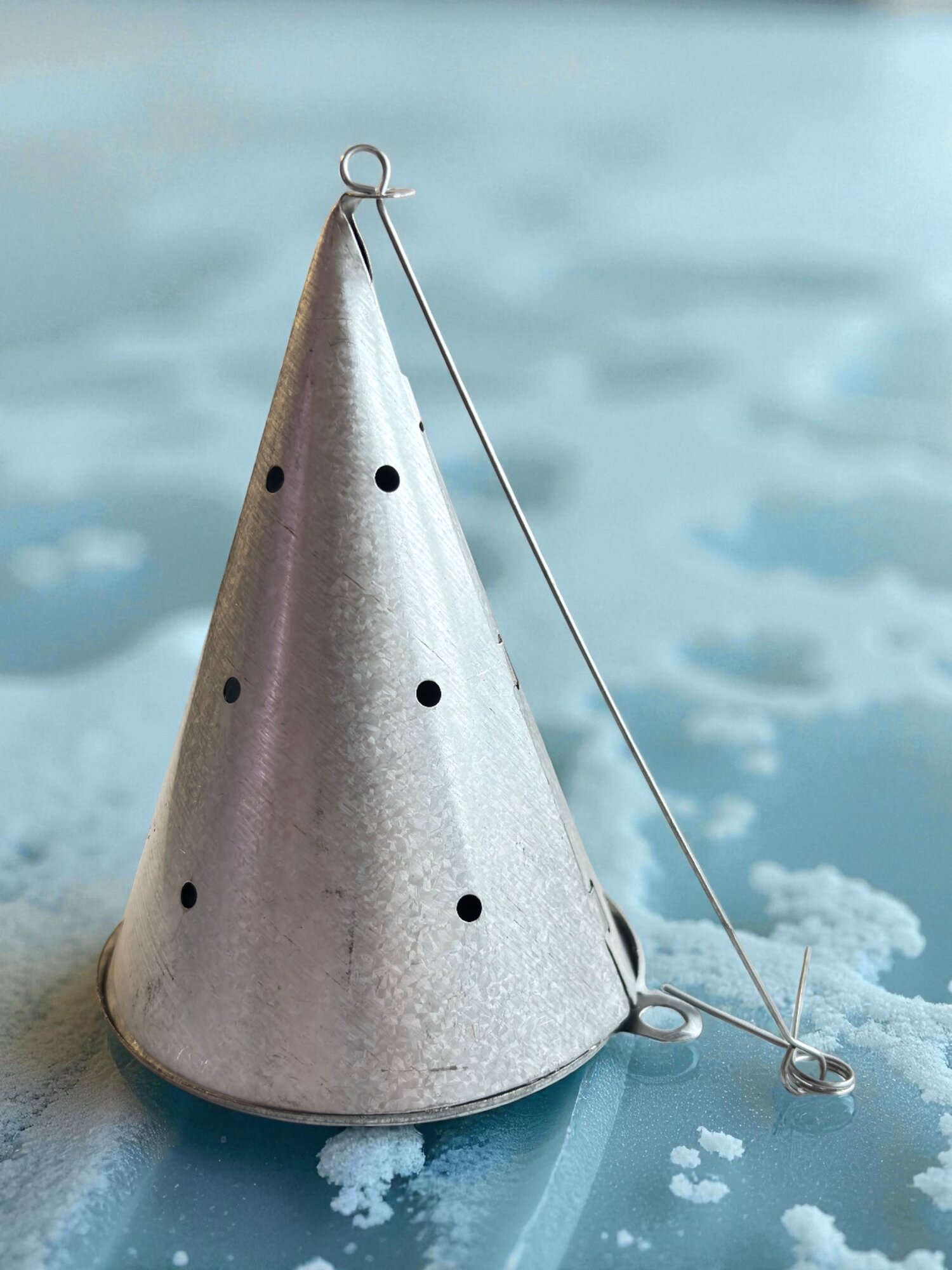 Кормушка Namazu N-FTT01 зимняя, для рыбалки, оцинкованная сталь, 120х85 мм