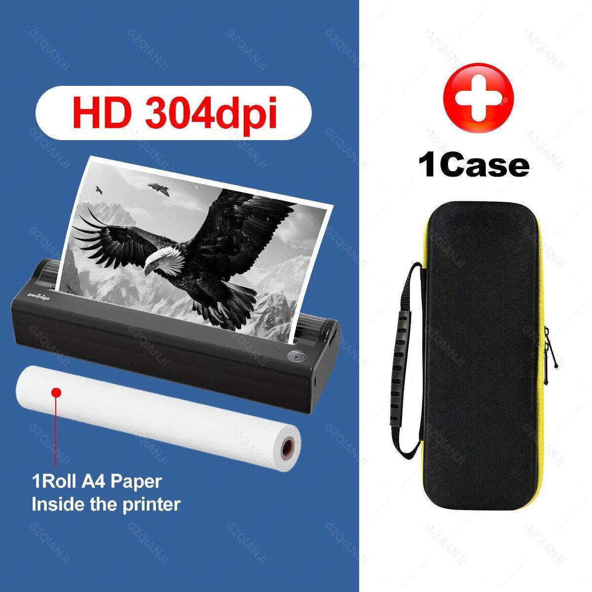 Термопринтер PeriPage P80 304dpi + 1Case
