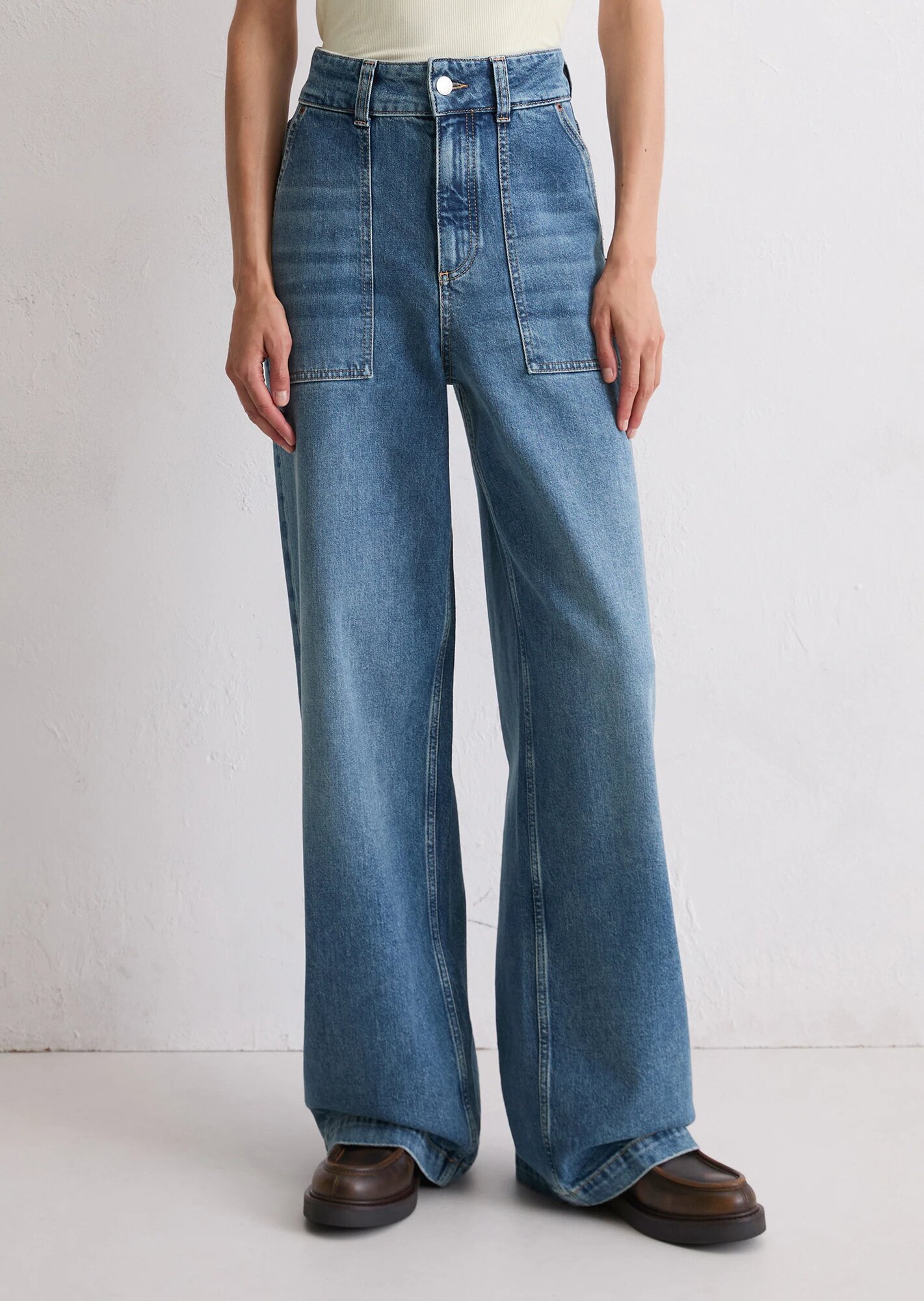 Джинсы широкие SJVA 