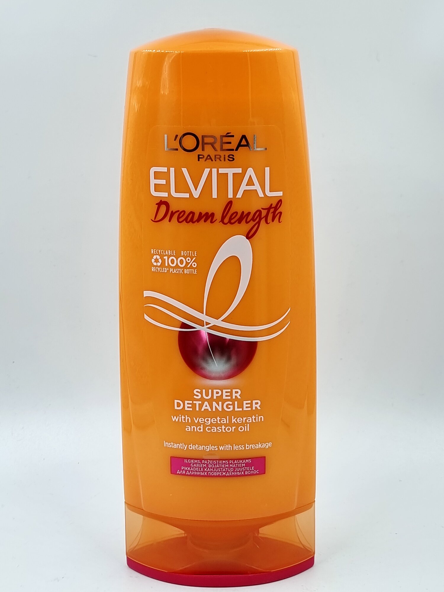 Кондиционер для волос L'Oral Elvital Dream Length Восстанавливающий с кератином и касторовым маслом 400 мл (Франция)